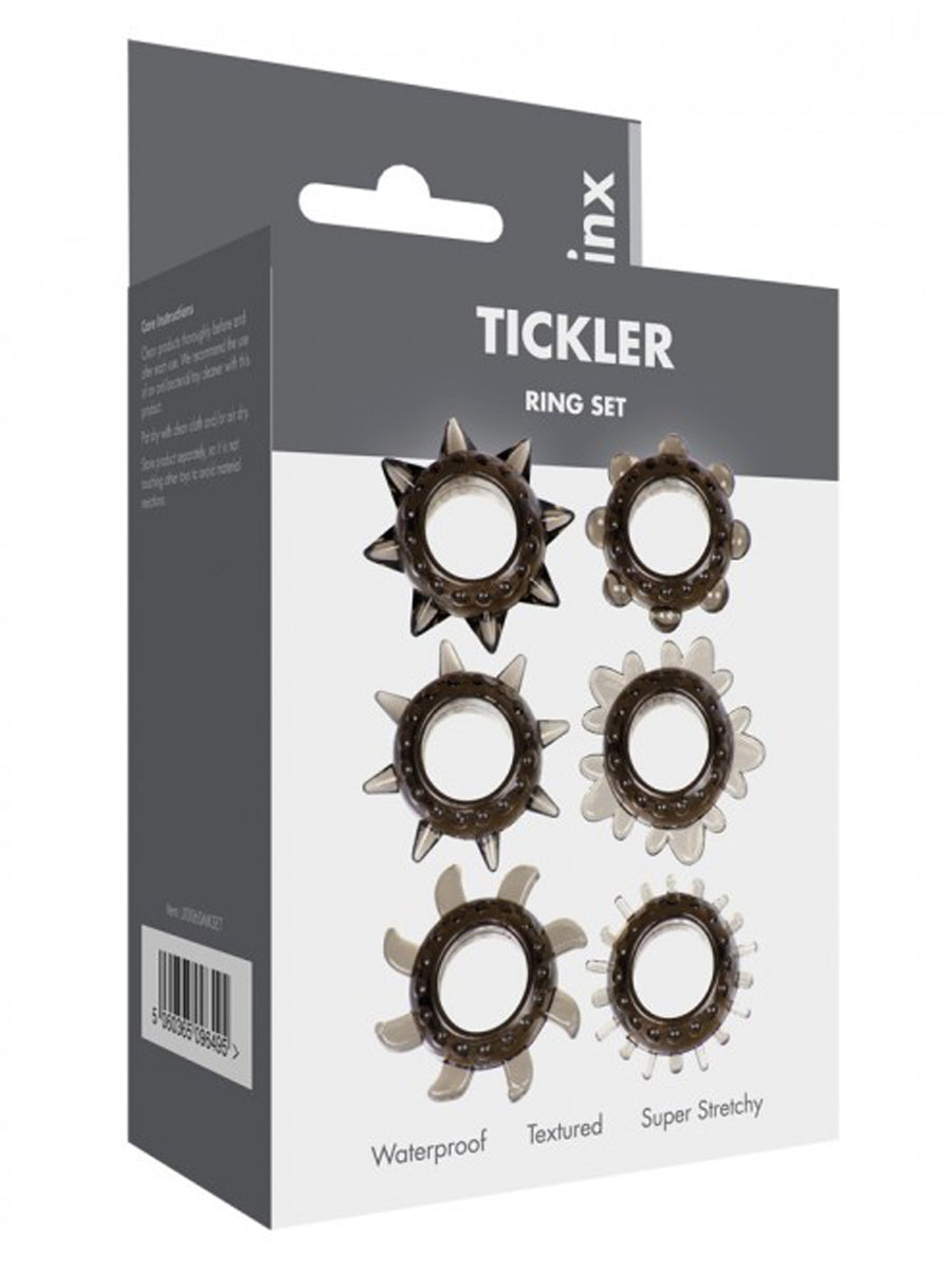 Linx Tickler Set Textured Ring Smoke – Skin Two UK