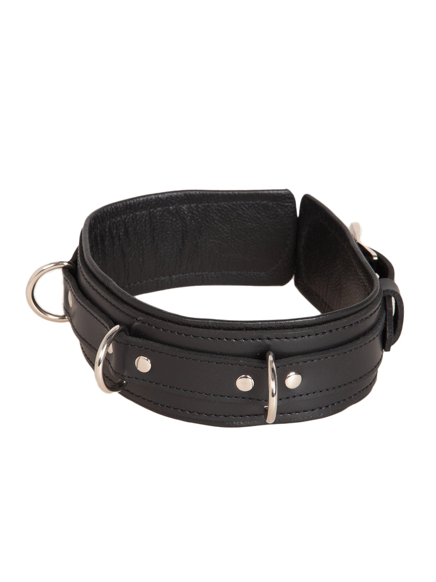 Triple D-Ring Lockable Collar – Skin Two UK