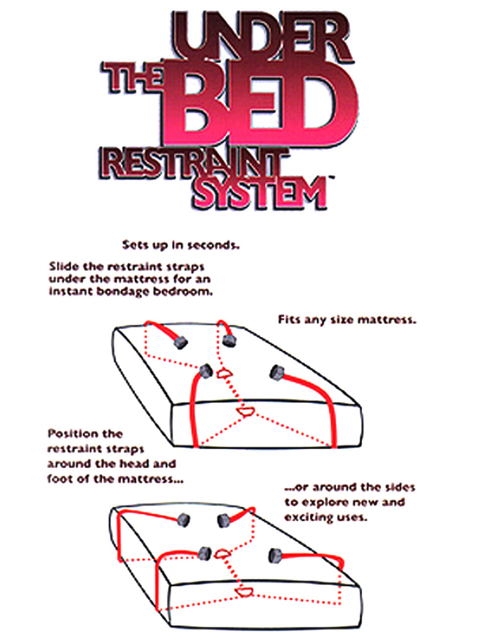 Under The Bed Restraint System | from Sportsheets – Skin Two UK
