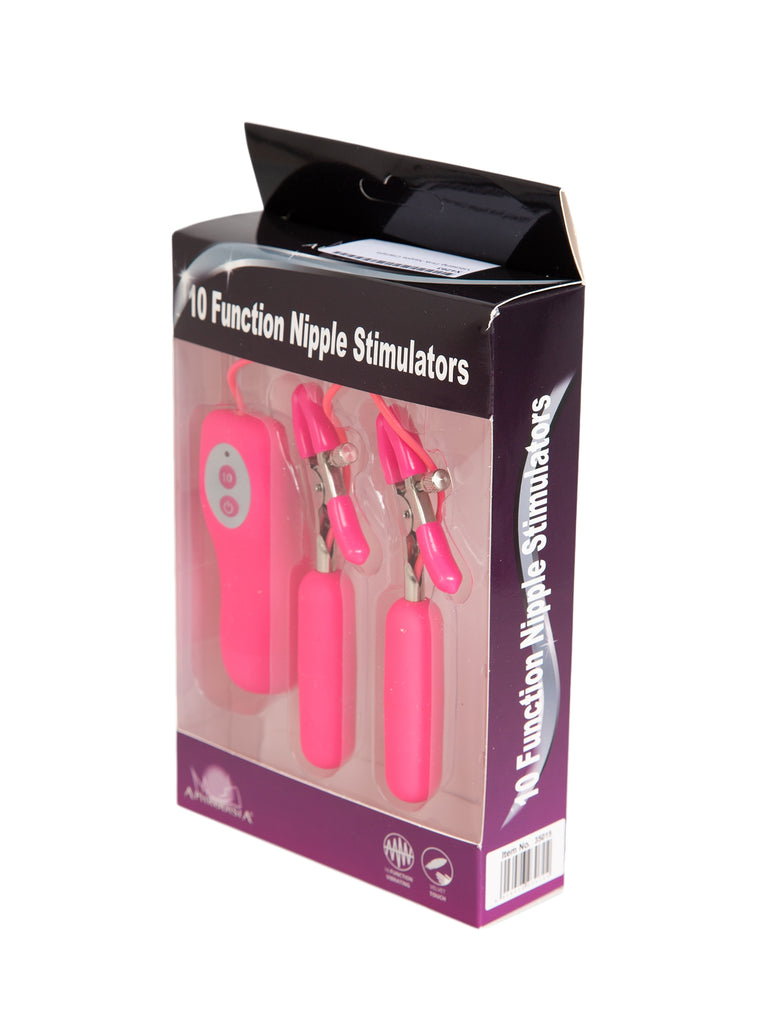 Vibrating Pink Nipple Clamps – Skin Two UK