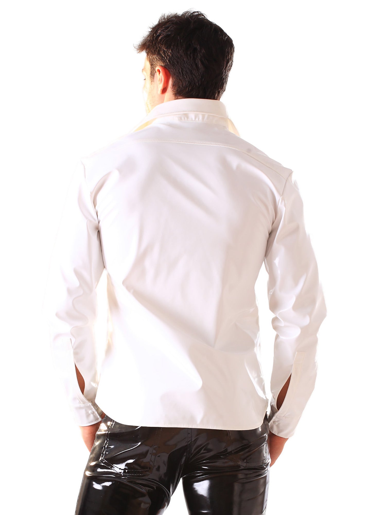 White PVC Shirt – Skin Two UK
